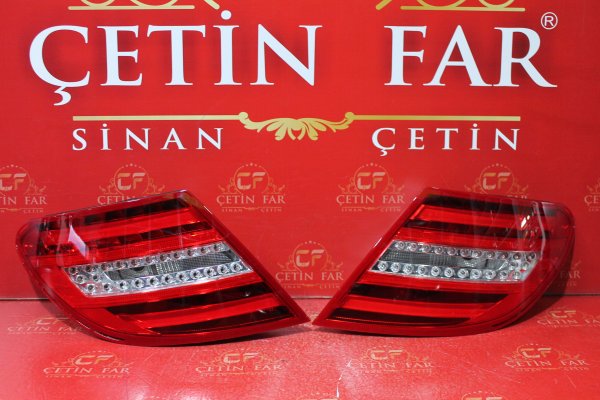 Mercedes W204 C180 Ledli̇ Makyajli Sağ Sol Stop Sıfır İthal ...