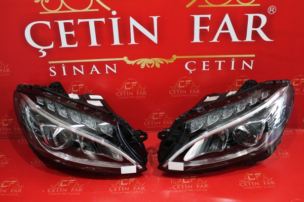 Mercedes W205 C180-c200 Led Sağ Sol Far - A205 906 26 04 A205 906 26 05