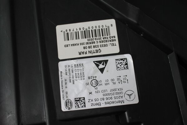 Mercedes W205 C200 Full Led Sağ Sol Far Orj - A205 906 80 06 A205 906 79 05